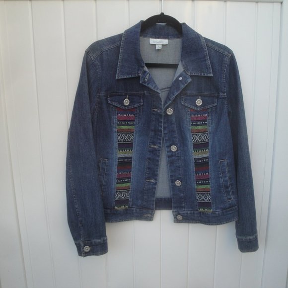 Dress Barn | Jackets & Coats | Dress Barn Jacket Womens Med Denim ...